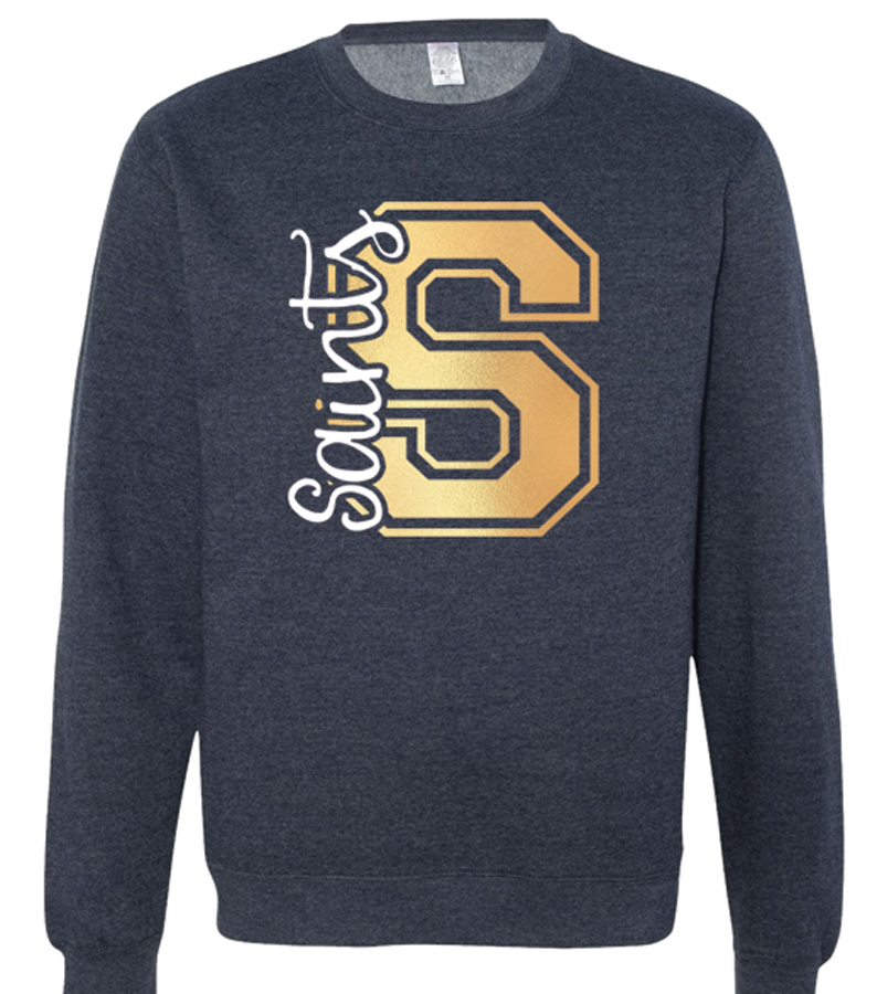 Shiloh Christian Saints Sweatshirt – CUSTOM TEES & GRAPHICS